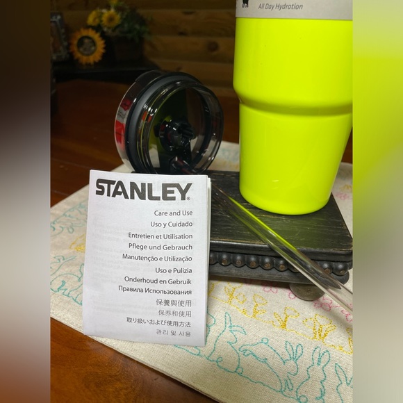 Stanley | Dining | Htf Neon Yellow Stanley 3oz Tumbler | Poshmark